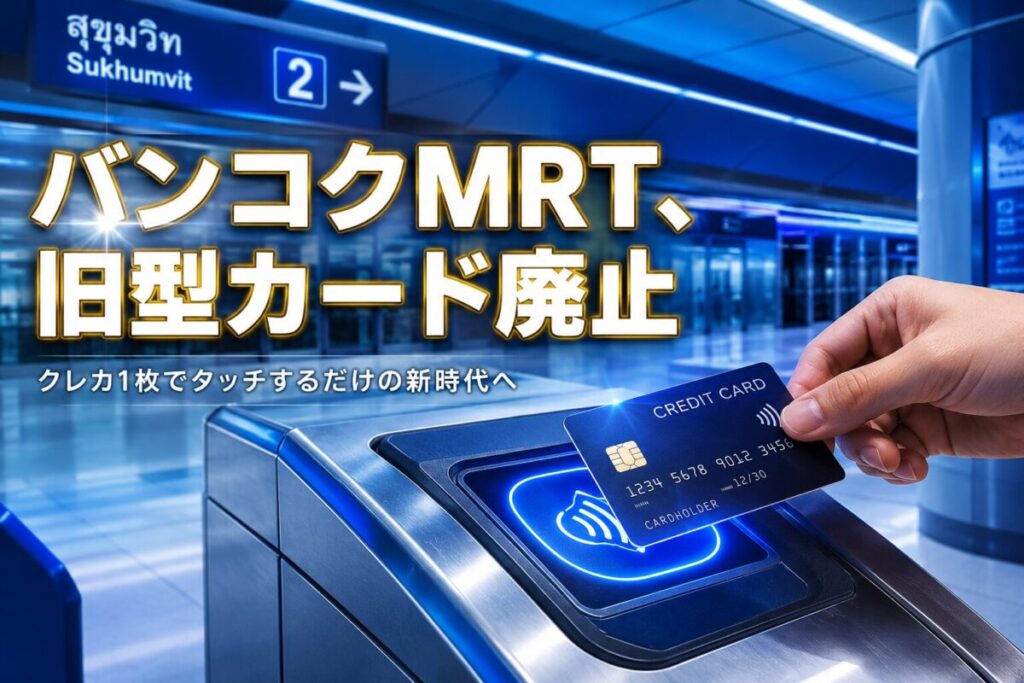 バンコクMRTの乗り方が変わる——旧型磁気カード廃止とEMVタッチ決済への完全移行 – ASIA TRAVEL DISCOVERY